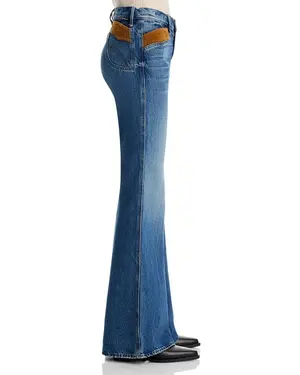 MOTHER The Pointy Pocket Doozy Heel Jeans