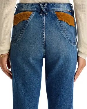 MOTHER The Pointy Pocket Doozy Heel Jeans