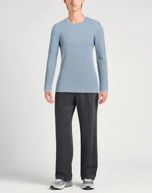 Fedeli Crewneck Long Sleeve Sweater - Blue
