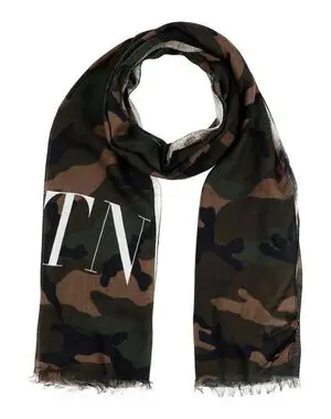 Valentino Garavani Scarf Military Modal, Cashmere - Green