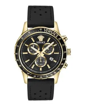 Versace Leather Jewelry & Watches For Men