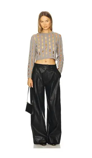 NONCHALANT LABEL Nils Cropped Sweater