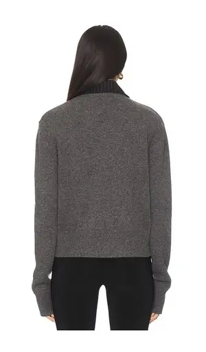KATE BARTON Pinched Crewneck Sweater With Collar