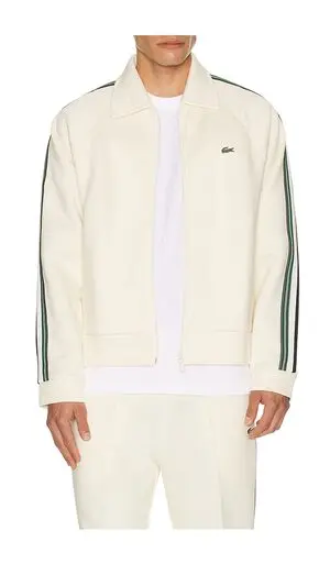 Lacoste Double Face Long Sleeve Zip Up Jacket