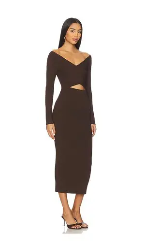 Lapointe Matte Viscose Cross Front Dress