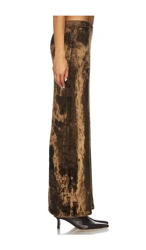 Lapointe Velvet Skirt