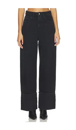 Icon Denim Black Wash Bottoms For Women