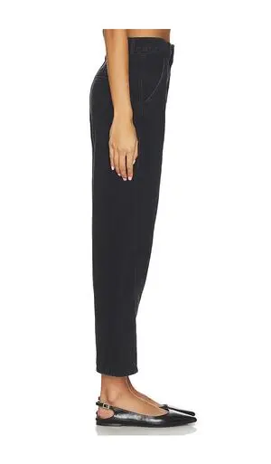 ICON DENIM LOS ANGELES Juno Wide Leg Jeans - Graphite Black
