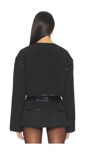 Lioness Cropped Jacket With Button Detail