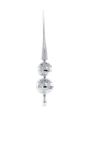 CODY FOSTER & CO Disco Tree Topper In Metallic Silver - N,a