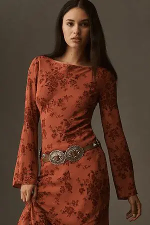 REFORMATION Esra Long-sleeve Maxi Dress