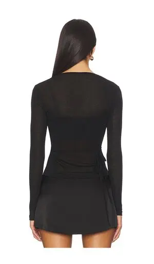 MORE TO COME Cora Wrap Top
