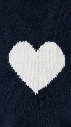 Sprwmn Cashmere Heart Logo Sweater