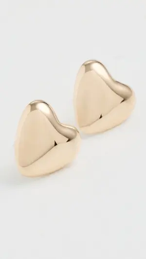 ANNIKA INEZ Mini Heart Stud Earrings