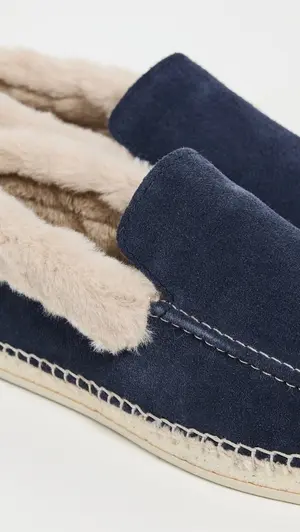 Manebí Fleece Lined Suede Slippers