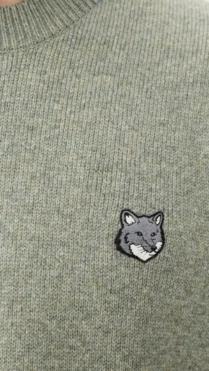 Maison Kitsuné Fox Head Milano Lambswool Sweater