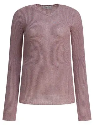 Miu Miu V Neck Tops