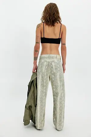 Citizens Of Humanity Miro Long Relaxed Printed Jeans - Python