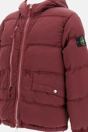 Stone Island Thermal Padded Windproof Puffer Jacket - Red