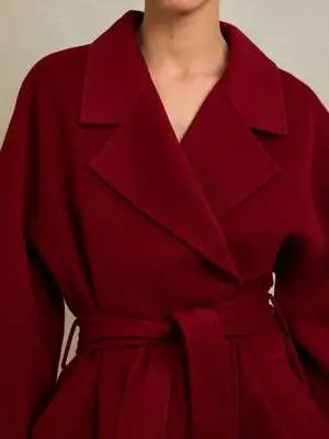 REISS Atelier Wool Blend Belted Coat