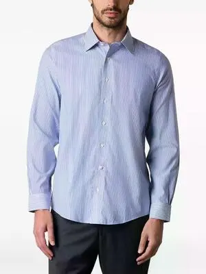 Brooks Brothers Striped Button-fastening Shirt - Blue