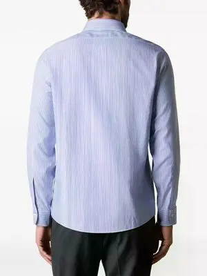 Brooks Brothers Striped Button-fastening Shirt - Blue