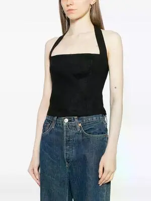 REFORMATION Malika Top - Black