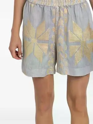 Greek Archaic Kori Elasticated-waistband Shorts
