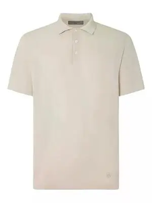 Corneliani Short-sleeve Polo Shirt - Neutrals