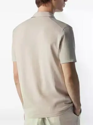 Corneliani Short-sleeve Polo Shirt - Neutrals