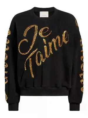 Sequined Sweatshirts Hoodies For Women
