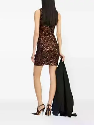 ROTATE BY BIRGER CHRISTENSEN Sequin-embellished Mini Dress