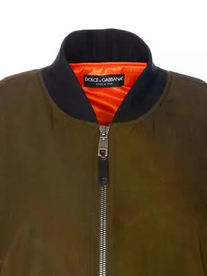 Dolce & Gabbana Gathered-detail Bomber Jacket