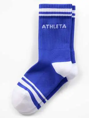 Athleta High Performance Crew Socks - Borealis