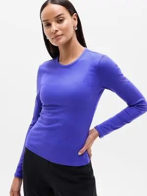Athleta Ribbed Performance Tops For Women