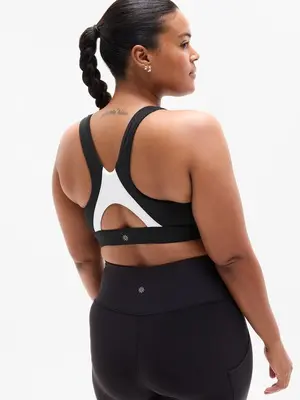 Athleta Interval Colorblock Bra D-dd