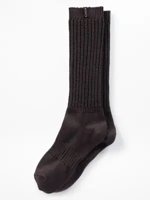 Athleta Cloud Cable Knit Socks Truffle