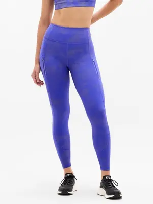 Athleta Rainier High-rise Leggings With Reflective Print