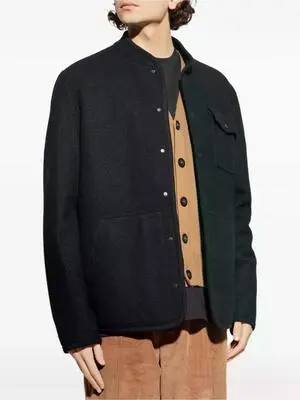 Moncler Buttoned Pocket Shirt Jacket - Black