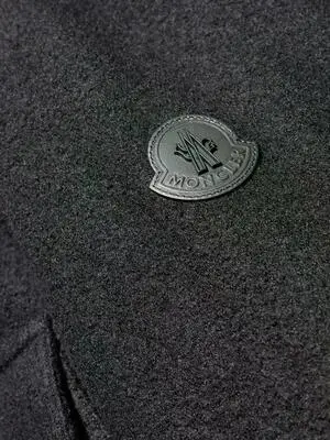 Moncler Buttoned Pocket Shirt Jacket - Black
