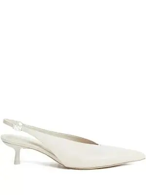 Simkhai 45mm Slingback Kitten Heel Pumps