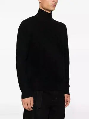 PAOLO PECORA Merino Wool High Neck Jumper