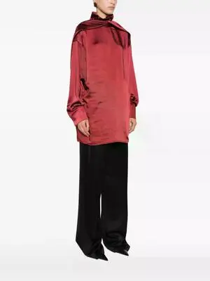 THE NINA STUDIO Cowl-neck Blouse