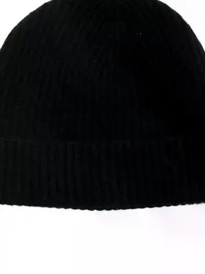 Sunspel Cashmere Ribbed Beanie