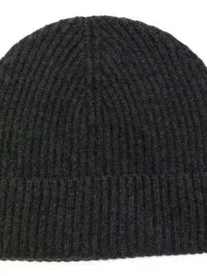 Sunspel Cashmere Ribbed Beanie