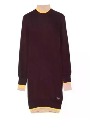 Fendi Contrasting-trim Dress