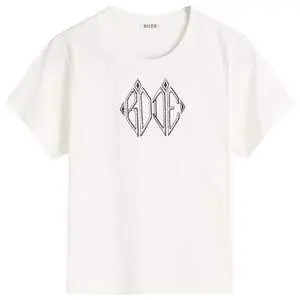 BODE Diamond Monogram T-shirt - Cream