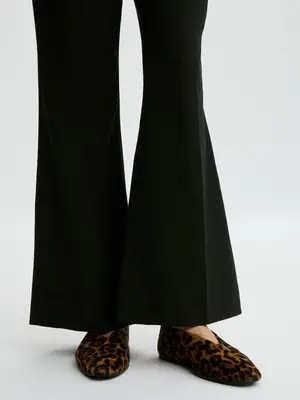 BY MALENE BIRGER Merina Leo Leather Flats - Leopard