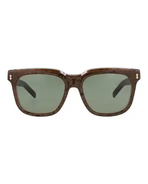 Gucci Square-frame Recycled Acetate Sunglasses - Blue Blue Green (gg1523s/30014802/003)