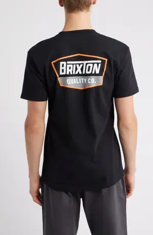 Brixton Regal Graphic T-shirt - Black/white